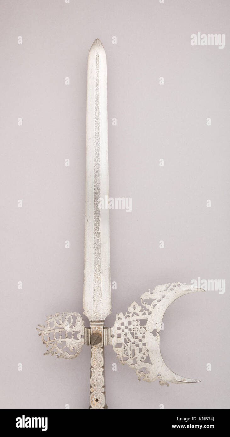 Halberd of Philip II's bodyguard illustrating 16th-century weaponry ...