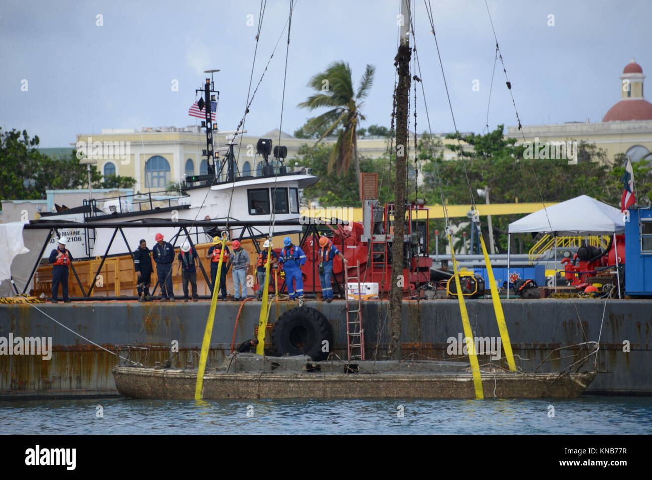 Members of the Hurricane Maria ESF-10 Puerto Rico unified command ...