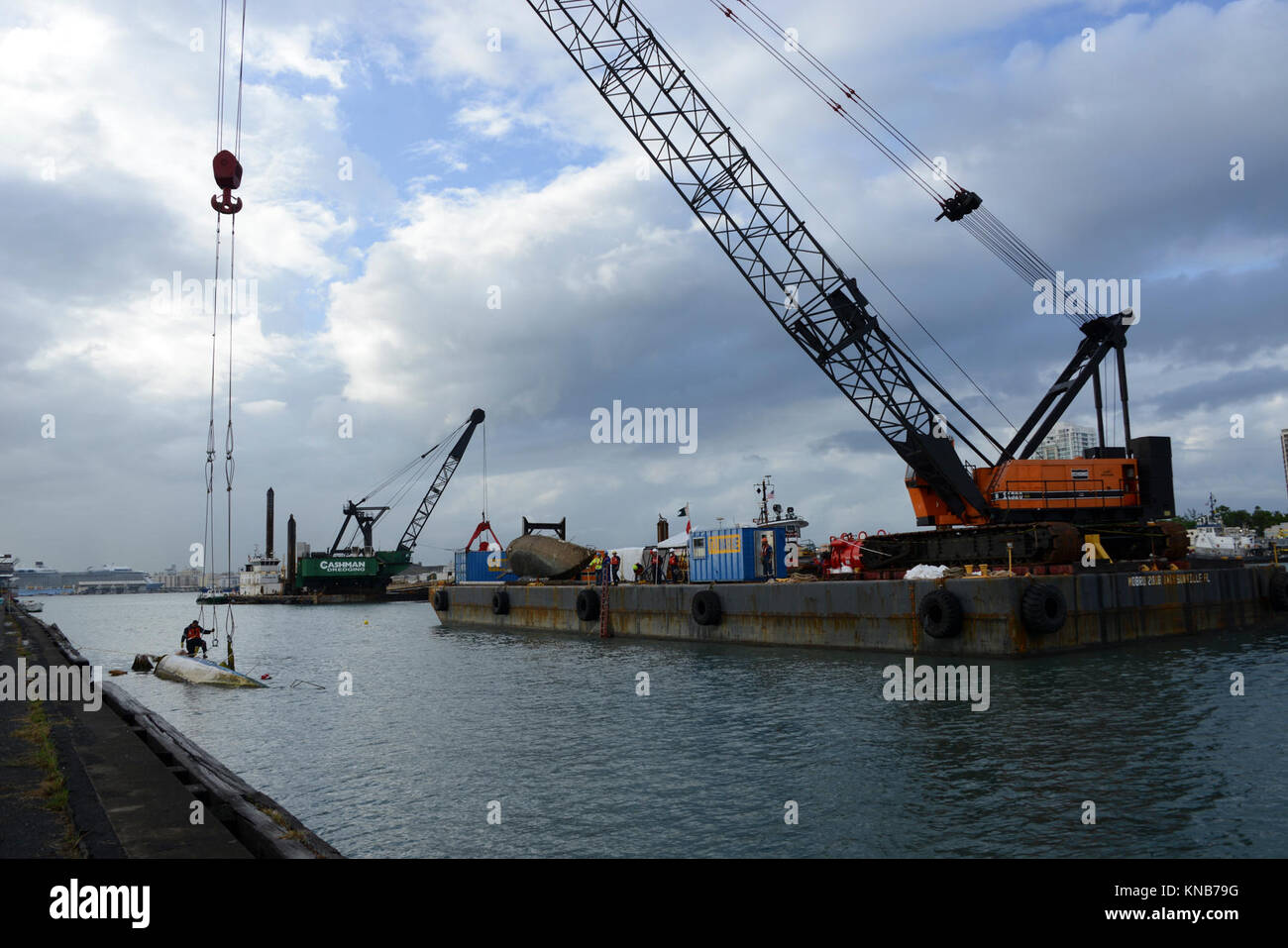 A contract diver for the Hurricane Maria ESF-10 Puerto Rico unified ...