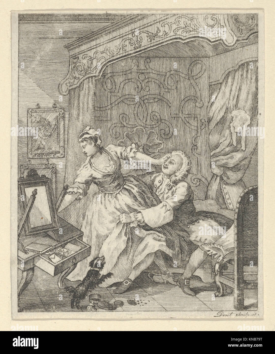 This artwork, titled 'Before,' portrays a moment of pause or ...