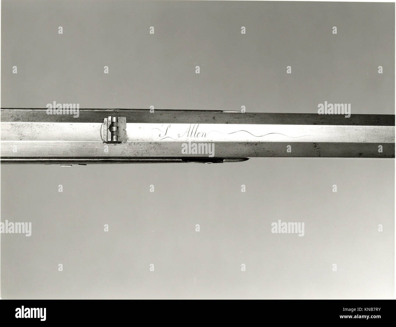 The flintlock rifle with case and bullet mould, made for Colonel Jacob ...