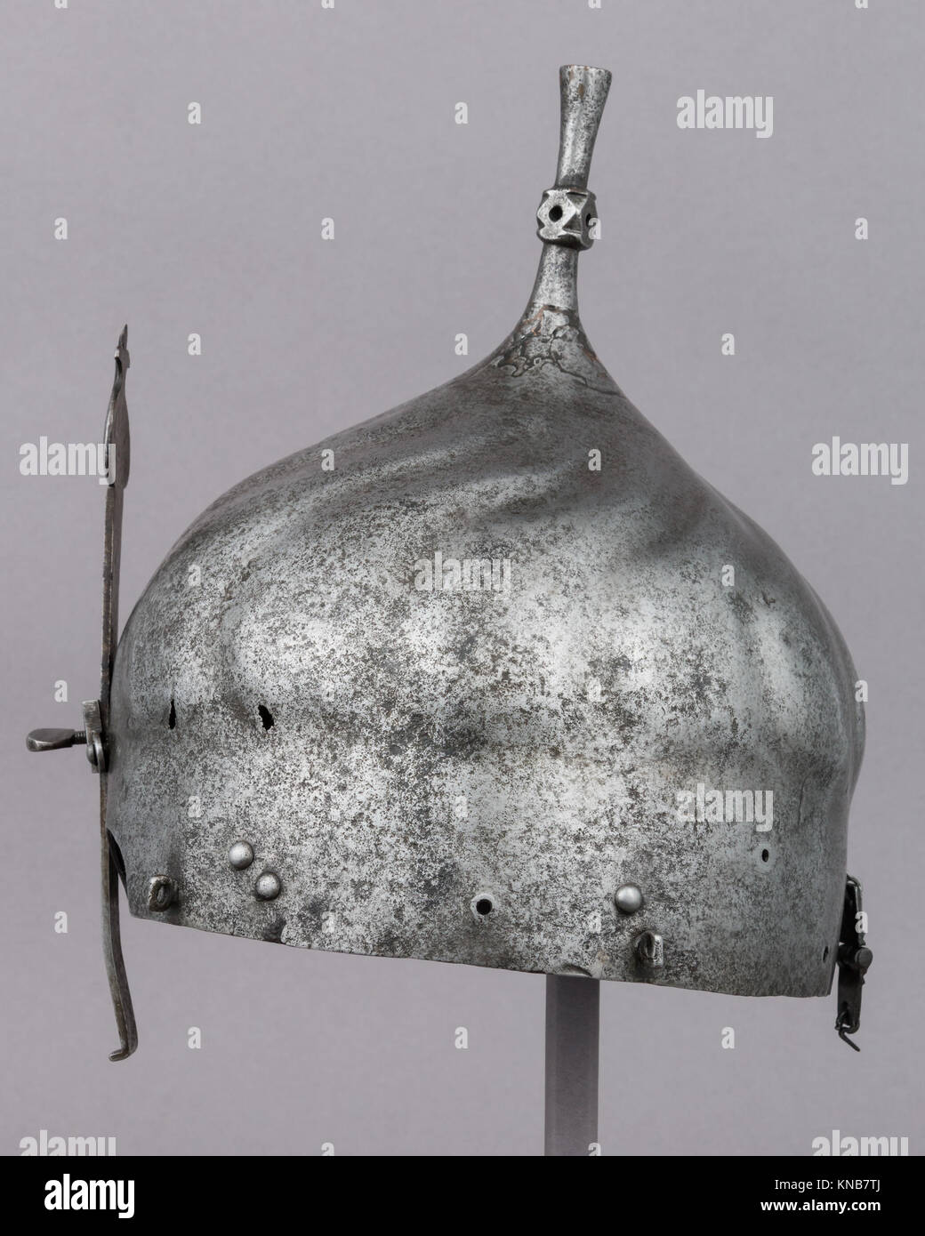 This ancient helmet reflects the craftsmanship and design typical of ...