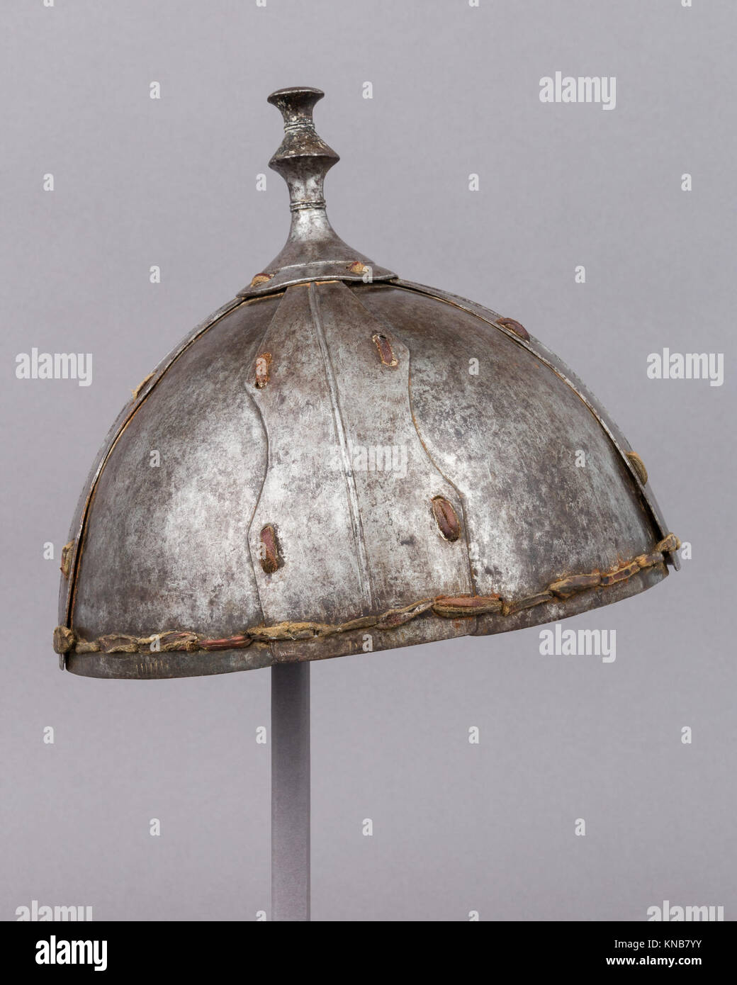 This eight-plate helmet is a type of headgear designed for protection ...
