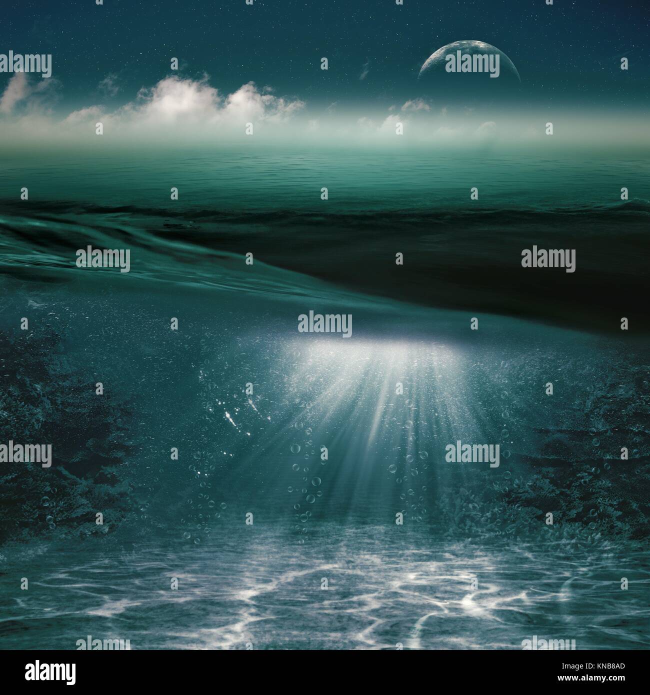 Ray of hope underwater hi-res stock photography and images - Alamy