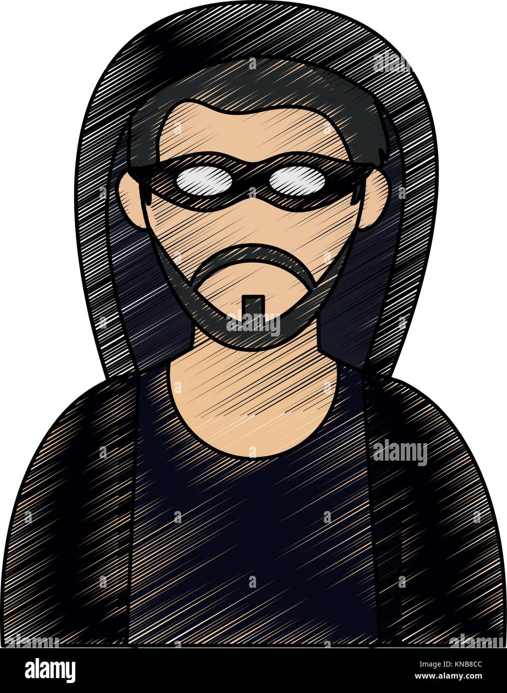 Hacker man cartoon Stock Vector Image & Art - Alamy