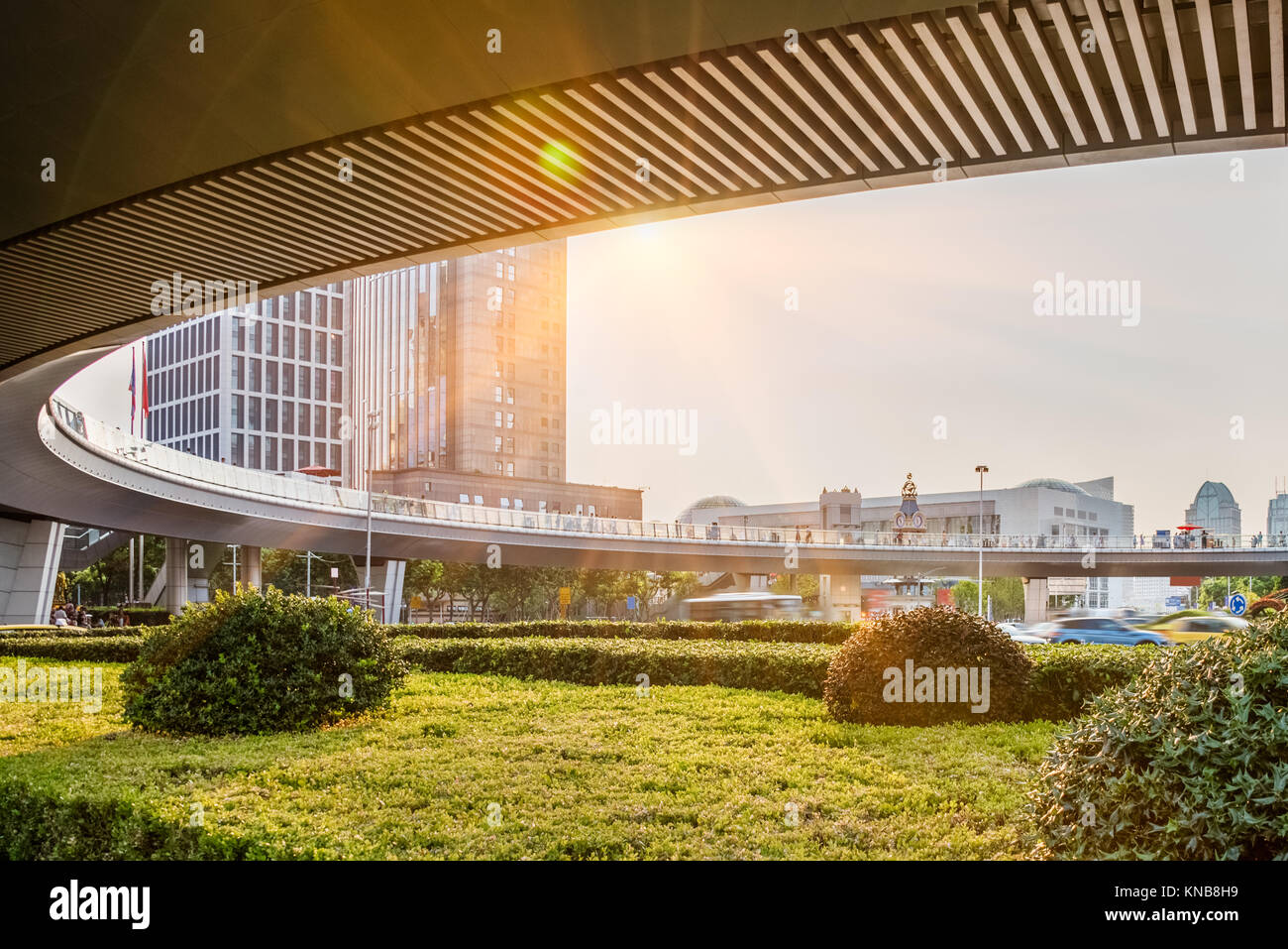 Overpass shanghai green hi-res stock photography and images - Alamy