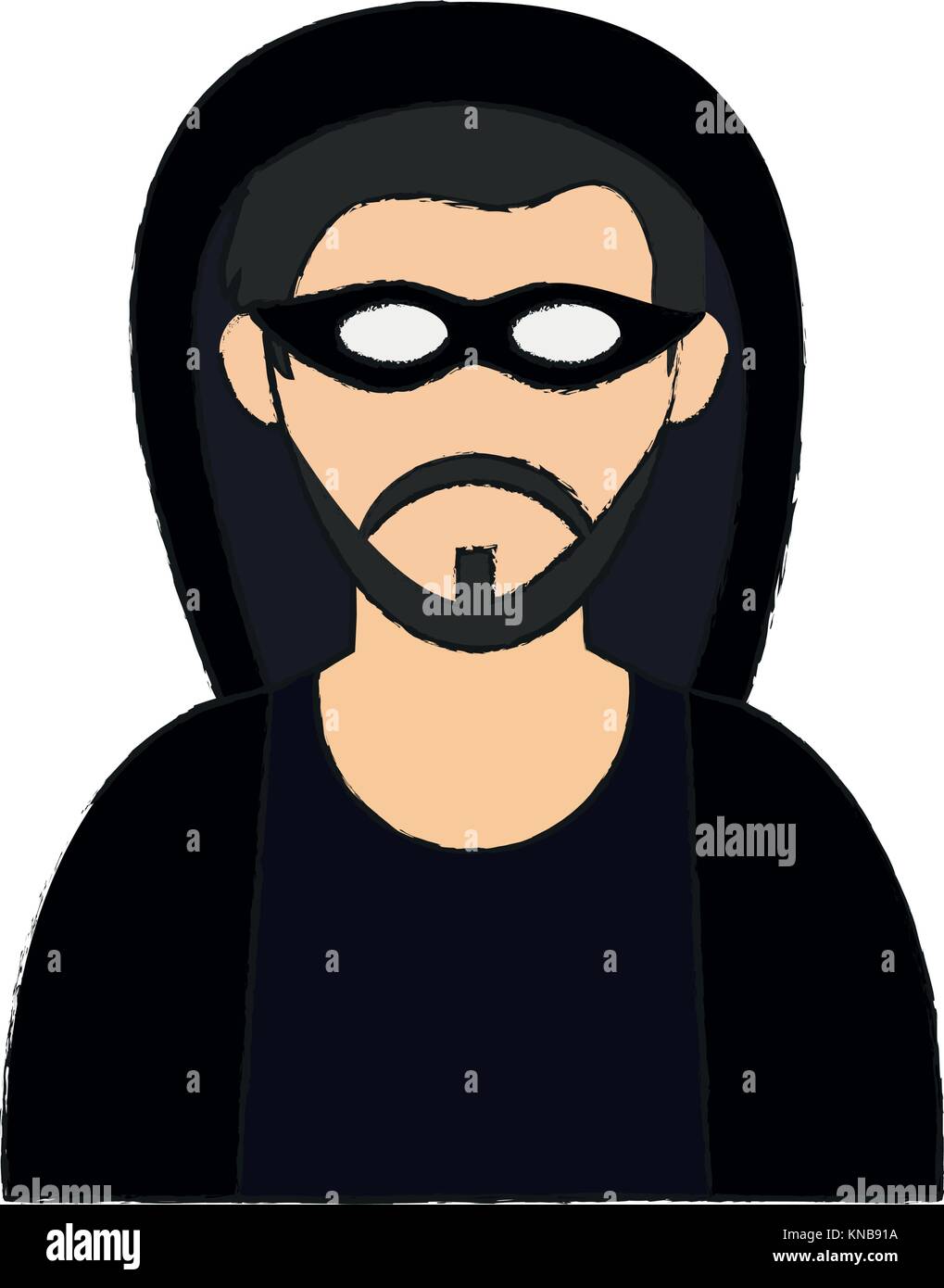 Hacker man cartoon Stock Vector Image & Art - Alamy
