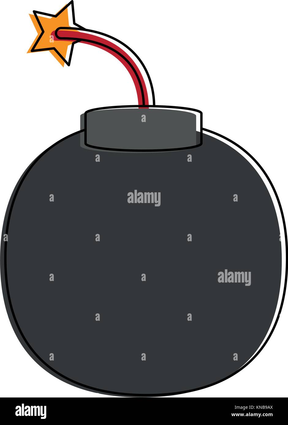 Classic round bomb Stock Vector Image & Art - Alamy