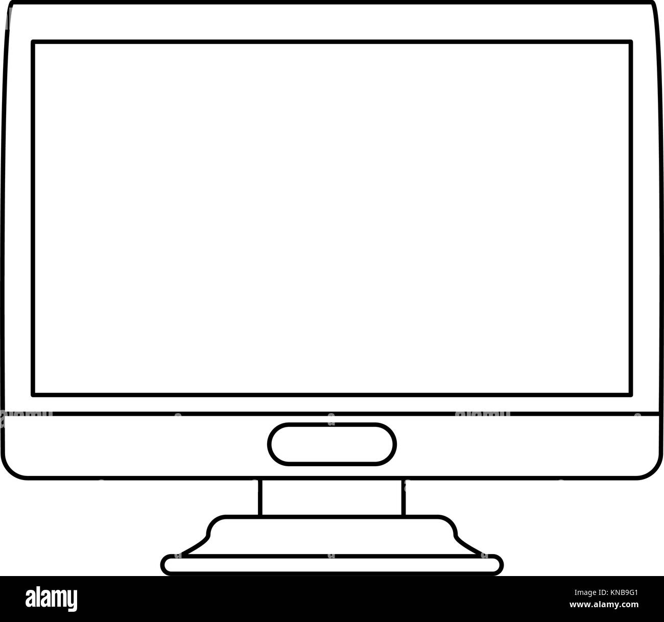 Computer screen monitor Stock Vector Image & Art - Alamy