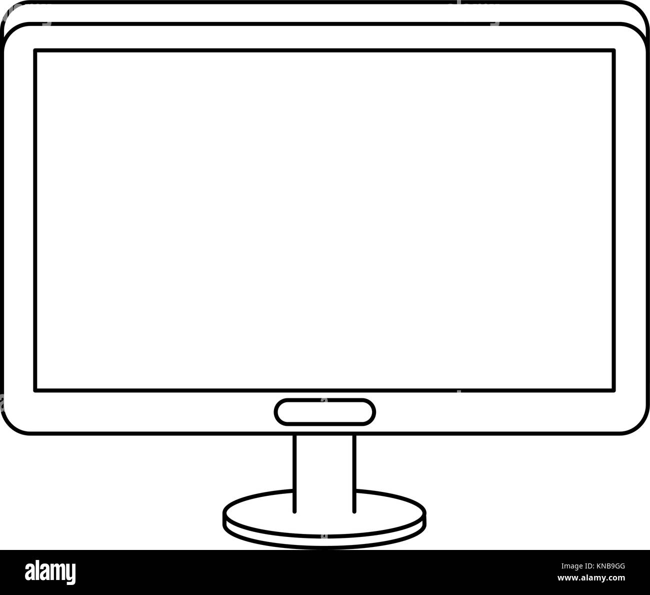 Computer screen monitor Stock Vector Image & Art - Alamy