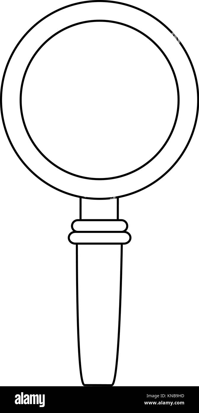 Magnifying glass symbol Stock Vector Image & Art - Alamy
