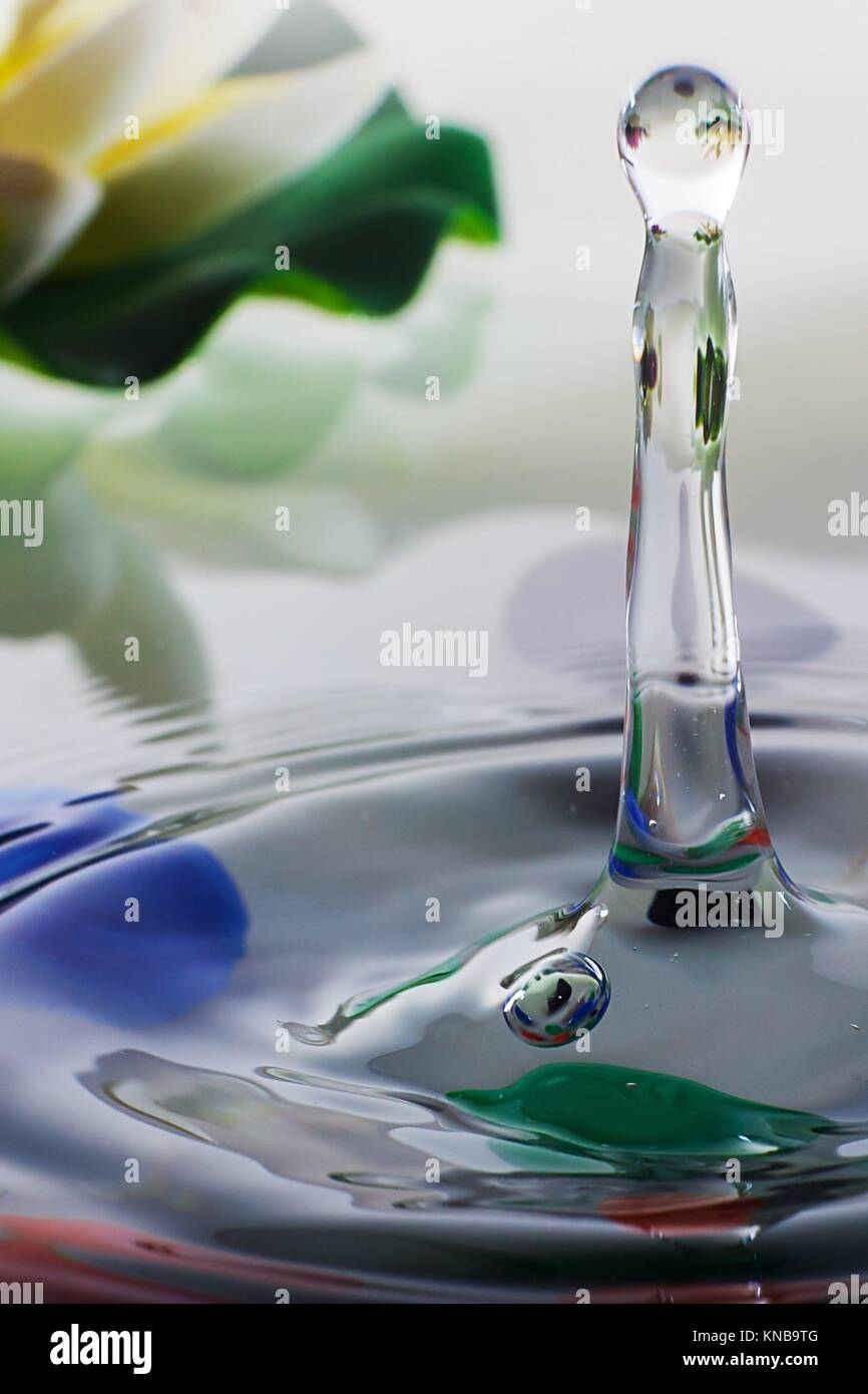 Macro water splash hi-res stock photography and images - Alamy