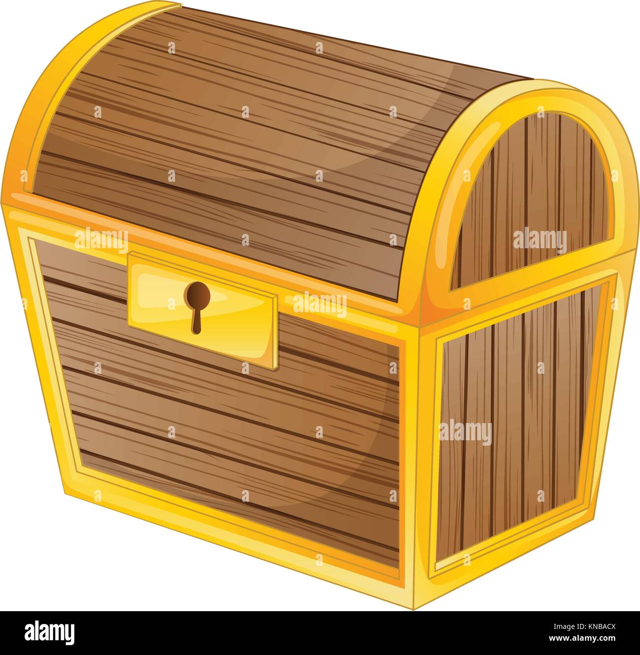 illustration of a jewellery box on a white background Stock Vector ...