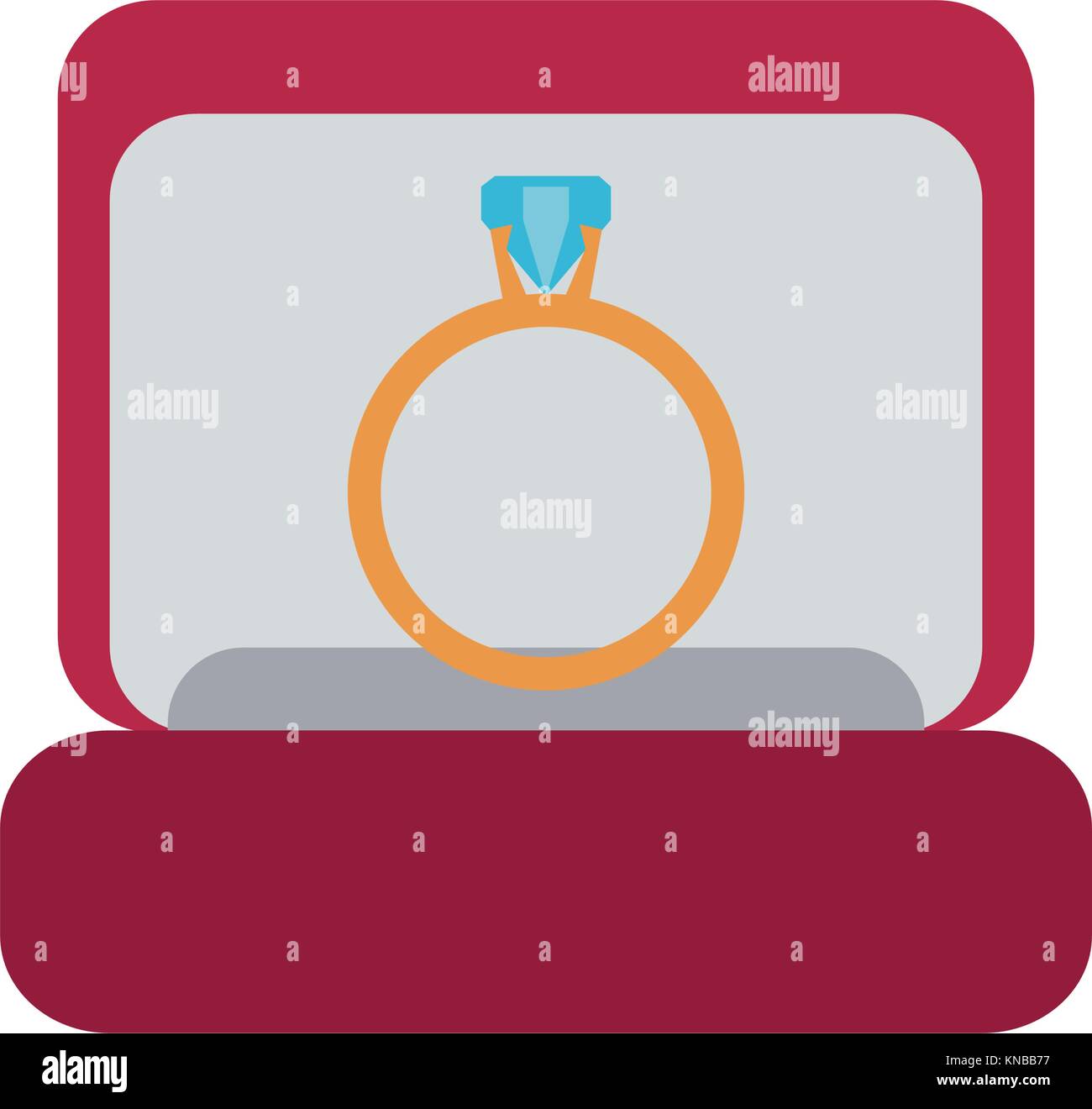 Wedding ring box Stock Vector Image & Art - Alamy