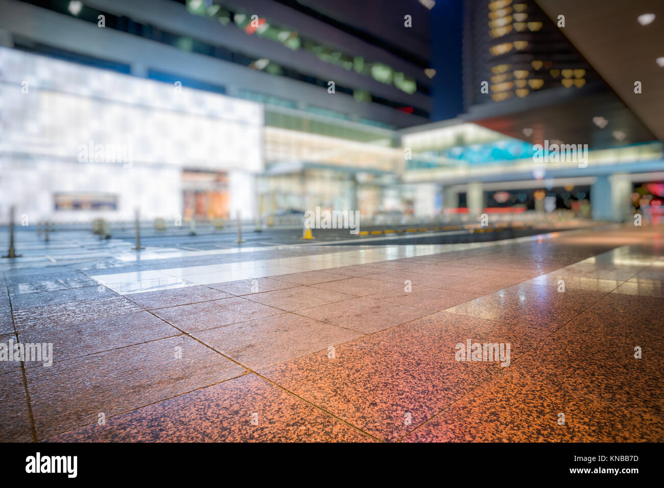 view of city square in China Stock Photo - Alamy