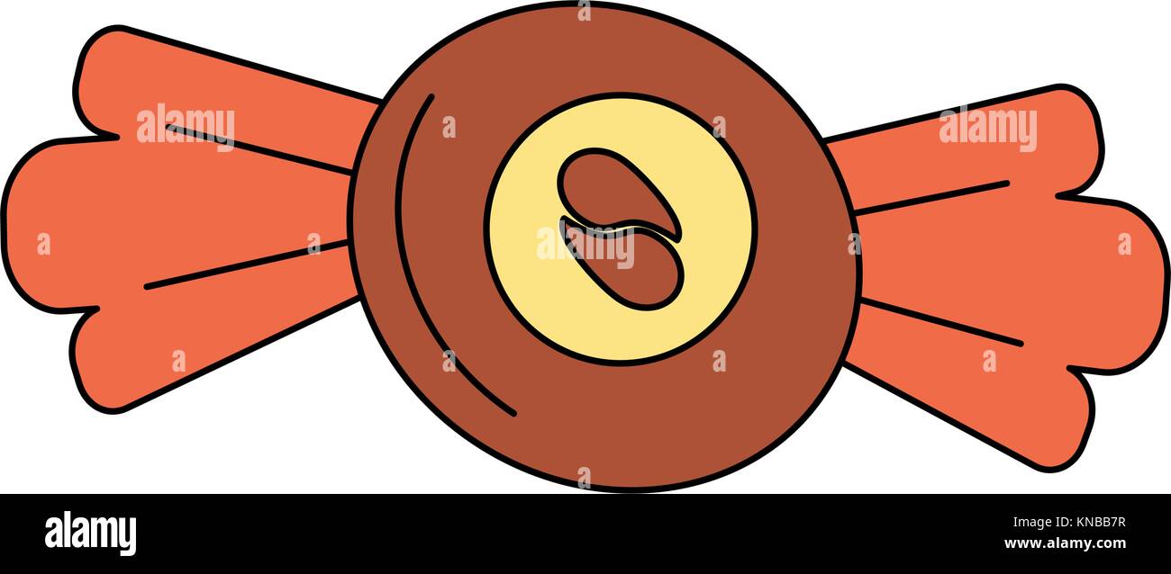 Coffee candy caramel Stock Vector Image & Art - Alamy