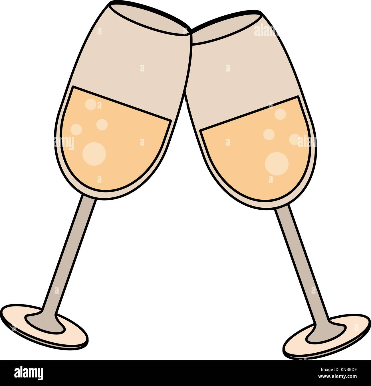 Colored glass cups Stock Vector Images - Alamy