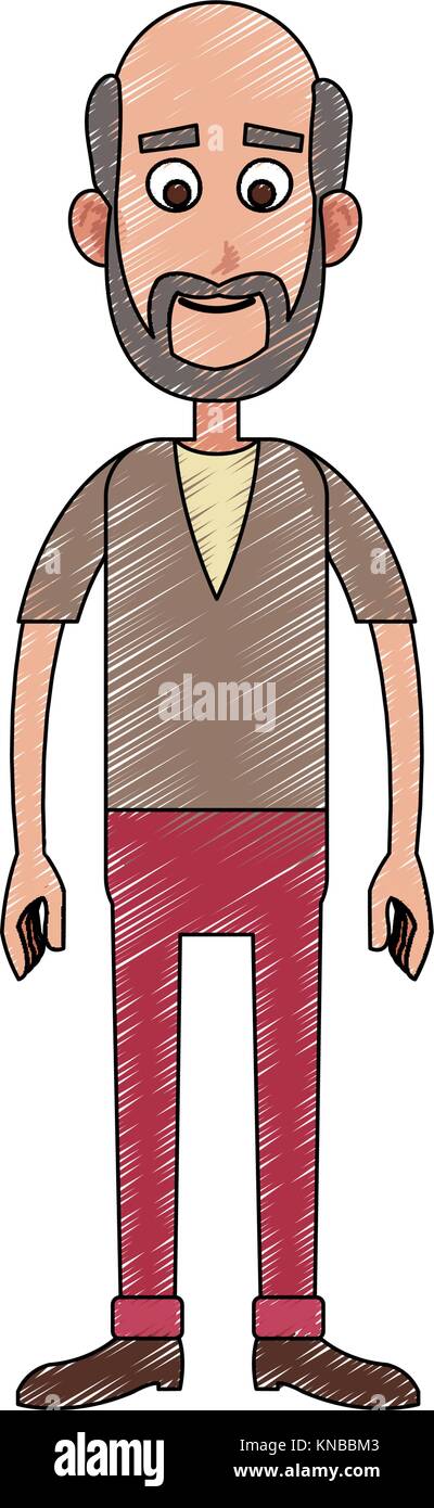 Grandfather cute cartoon Stock Vector Image & Art - Alamy