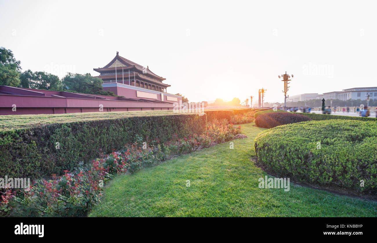 The Tiananmen Square in Beijing,China Stock Photo - Alamy