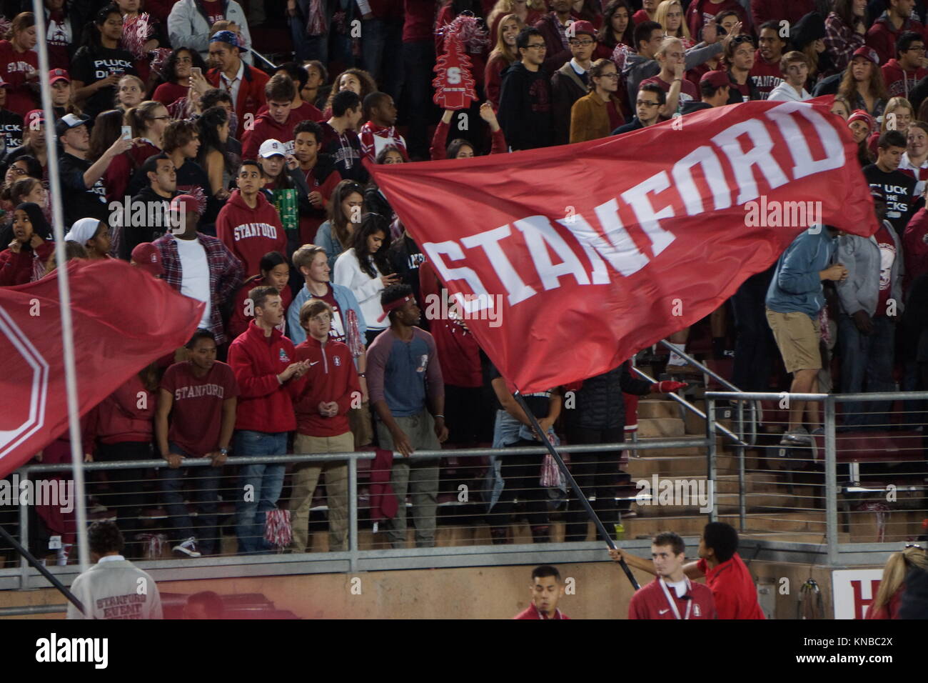 Stanford University Students At Football Games