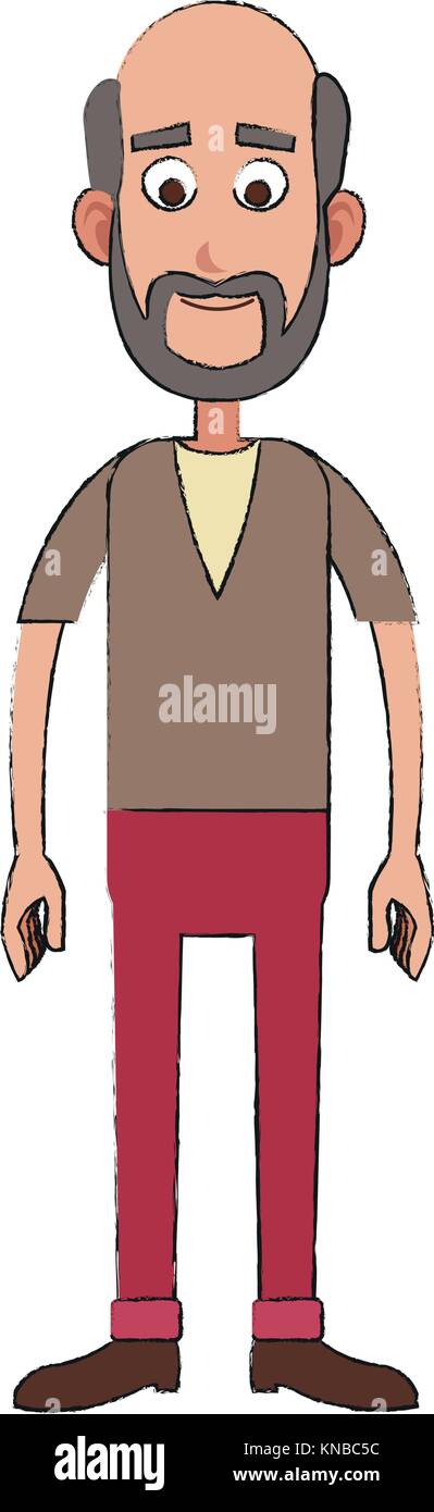 Grandfather cute cartoon Stock Vector Image & Art - Alamy