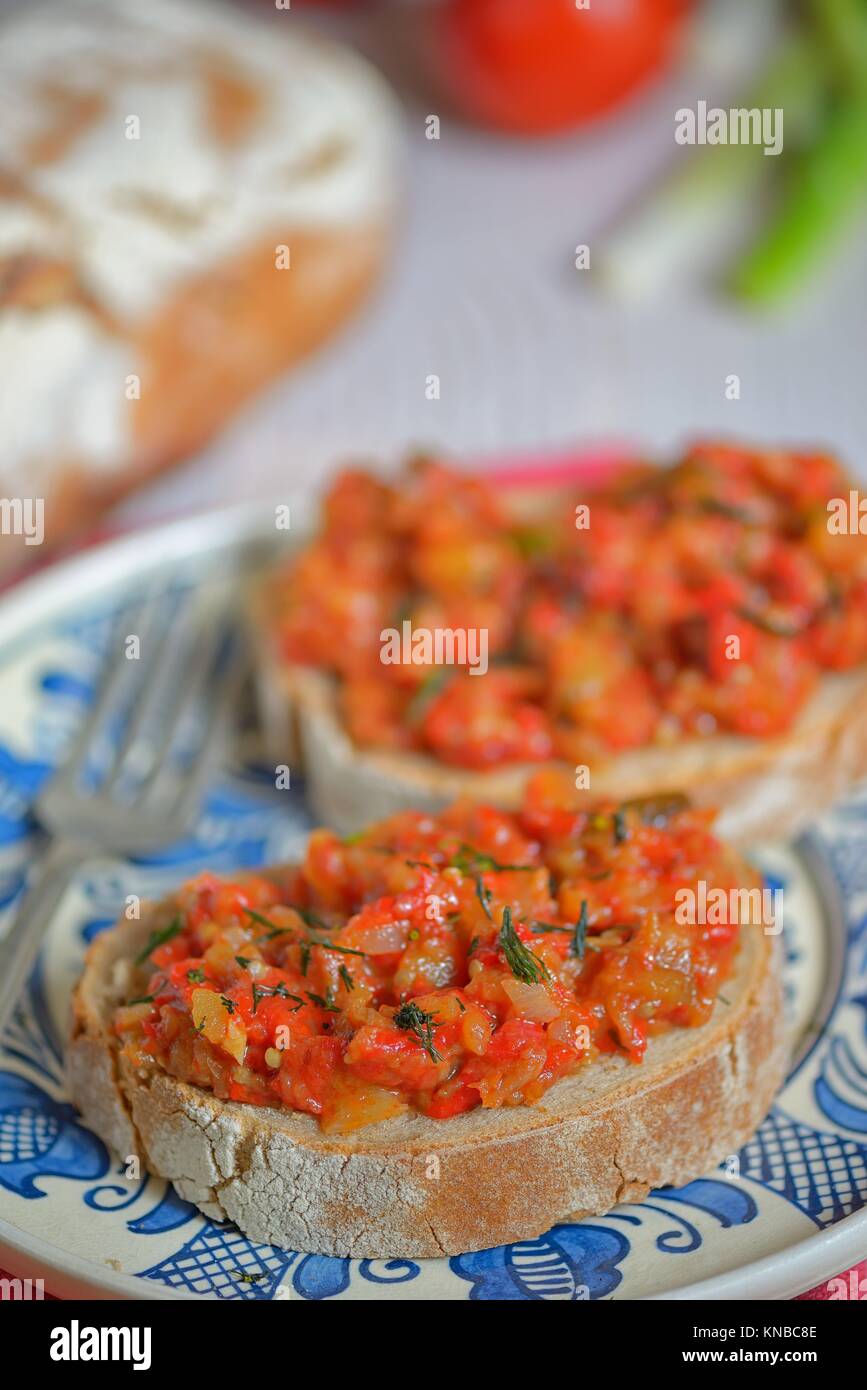refreshments traditional food from vegetables Stock Photo - Alamy