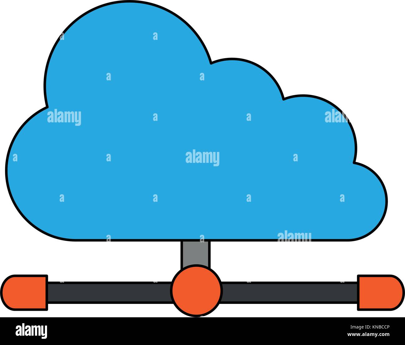 Cloud computing symbol Stock Vector Image & Art - Alamy