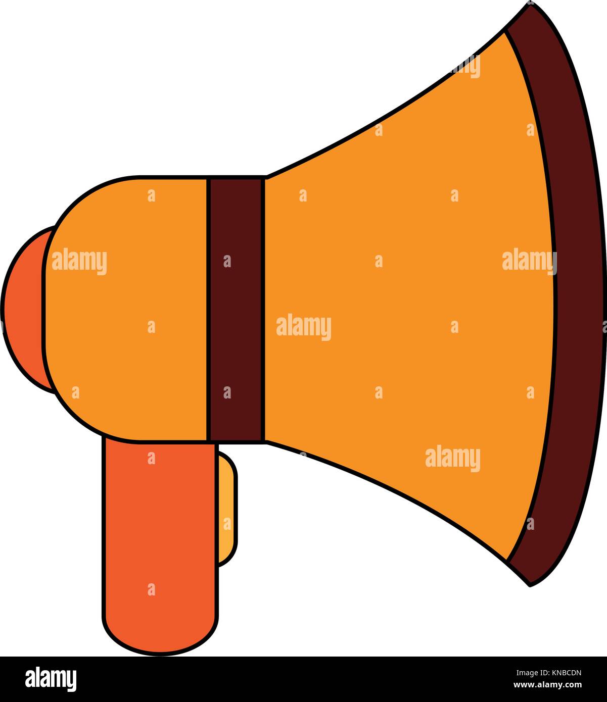 Bullhorn advertising symbol Stock Vector Image & Art - Alamy