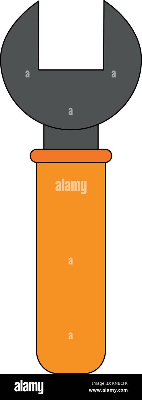 Wrench construction tool Stock Vector Image & Art - Alamy