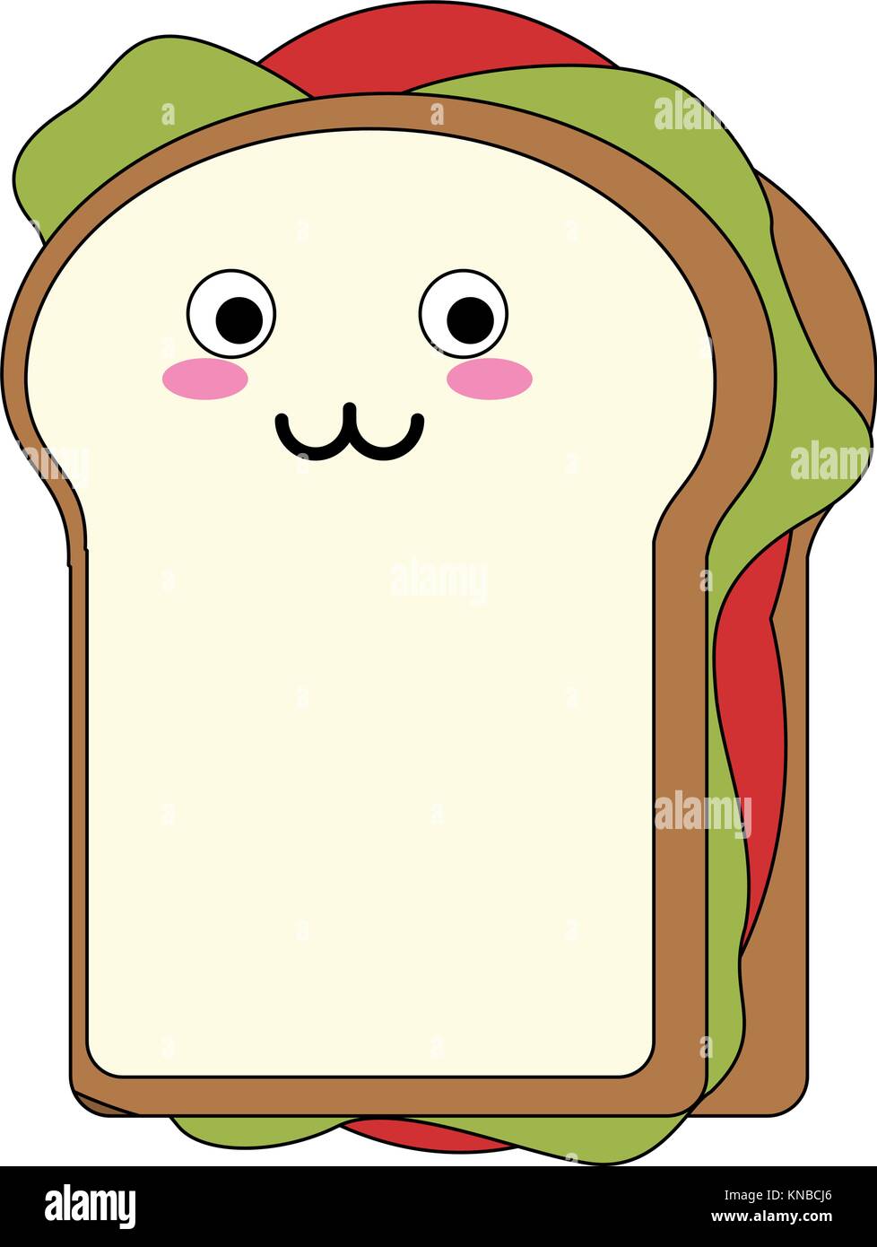 Kawaii sandwich hi-res stock photography and images - Alamy