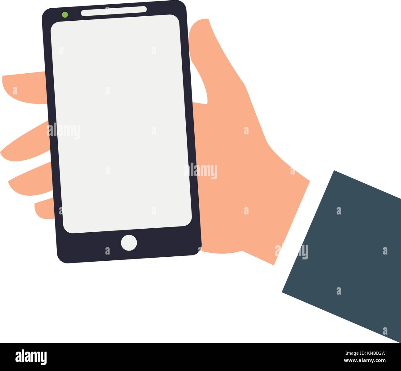 Hand holding smartphone Stock Vector Image & Art - Alamy