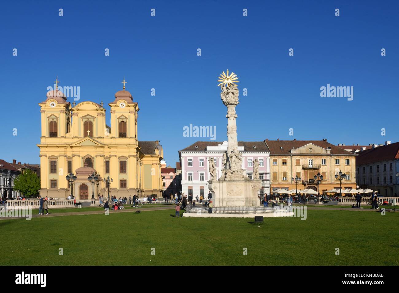 Roman Catholic Cathedral Timisoara Romania High Resolution Stock ...