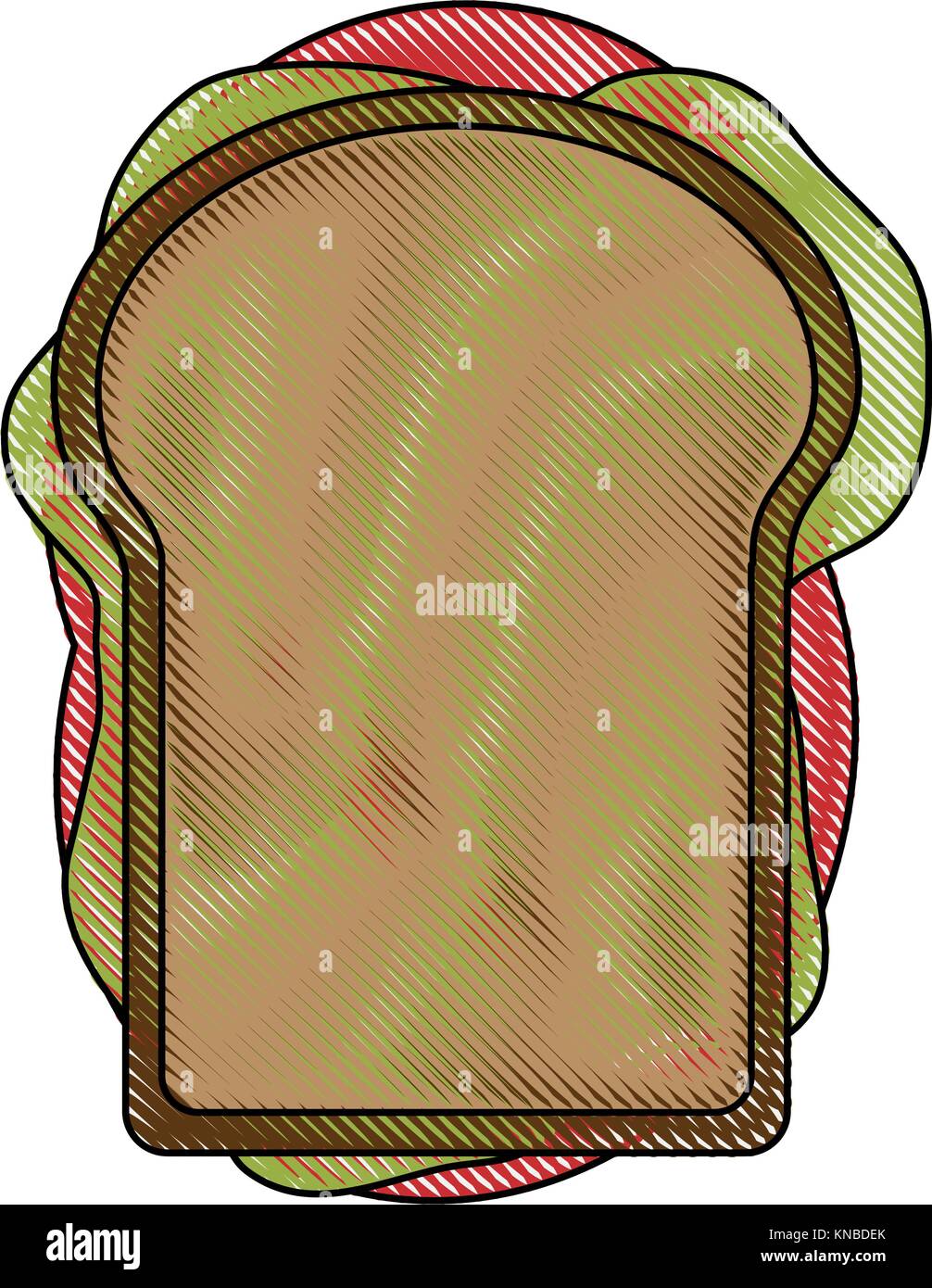 Delicious toast grilled cheese Stock Vector Images - Alamy