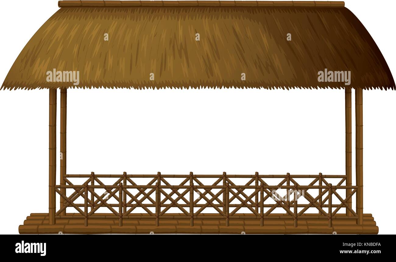 Illustration of a wooden shande on white background Stock Vector Image ...