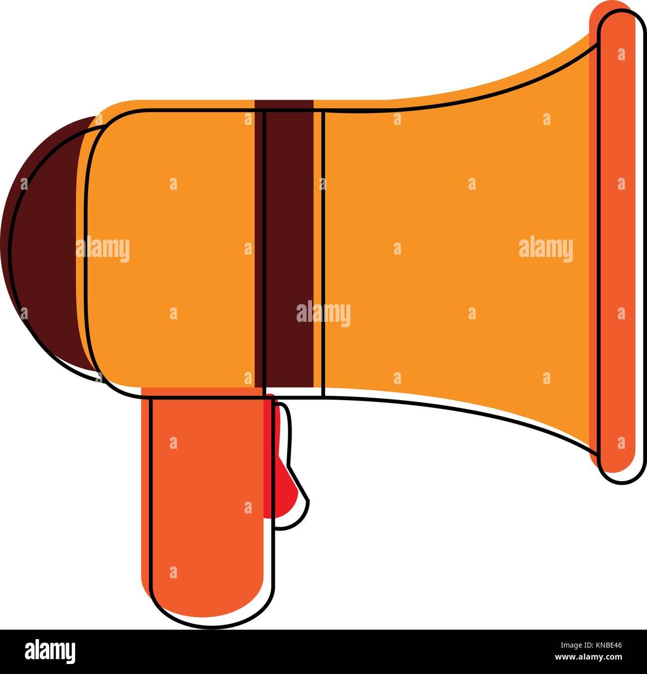 Bullhorn advertising symbol Stock Vector Image & Art - Alamy