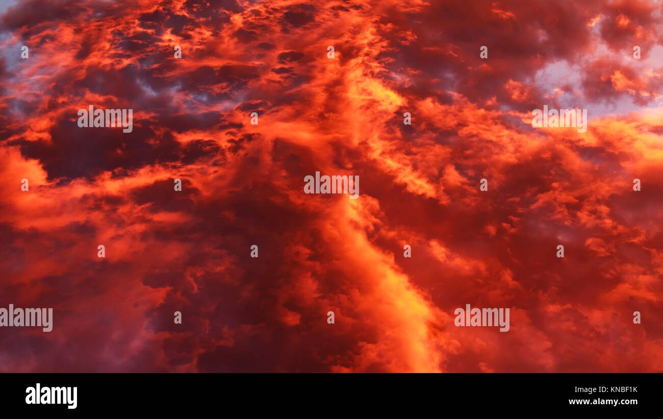 Orange color cloud hi-res stock photography and images - Alamy