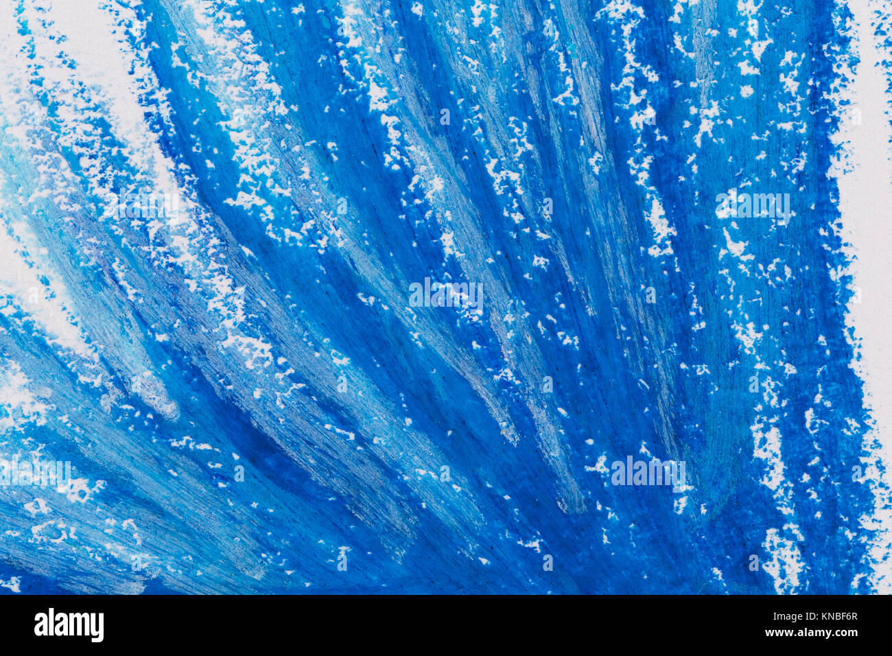crayons blue frame texture background close up shot Stock Photo - Alamy