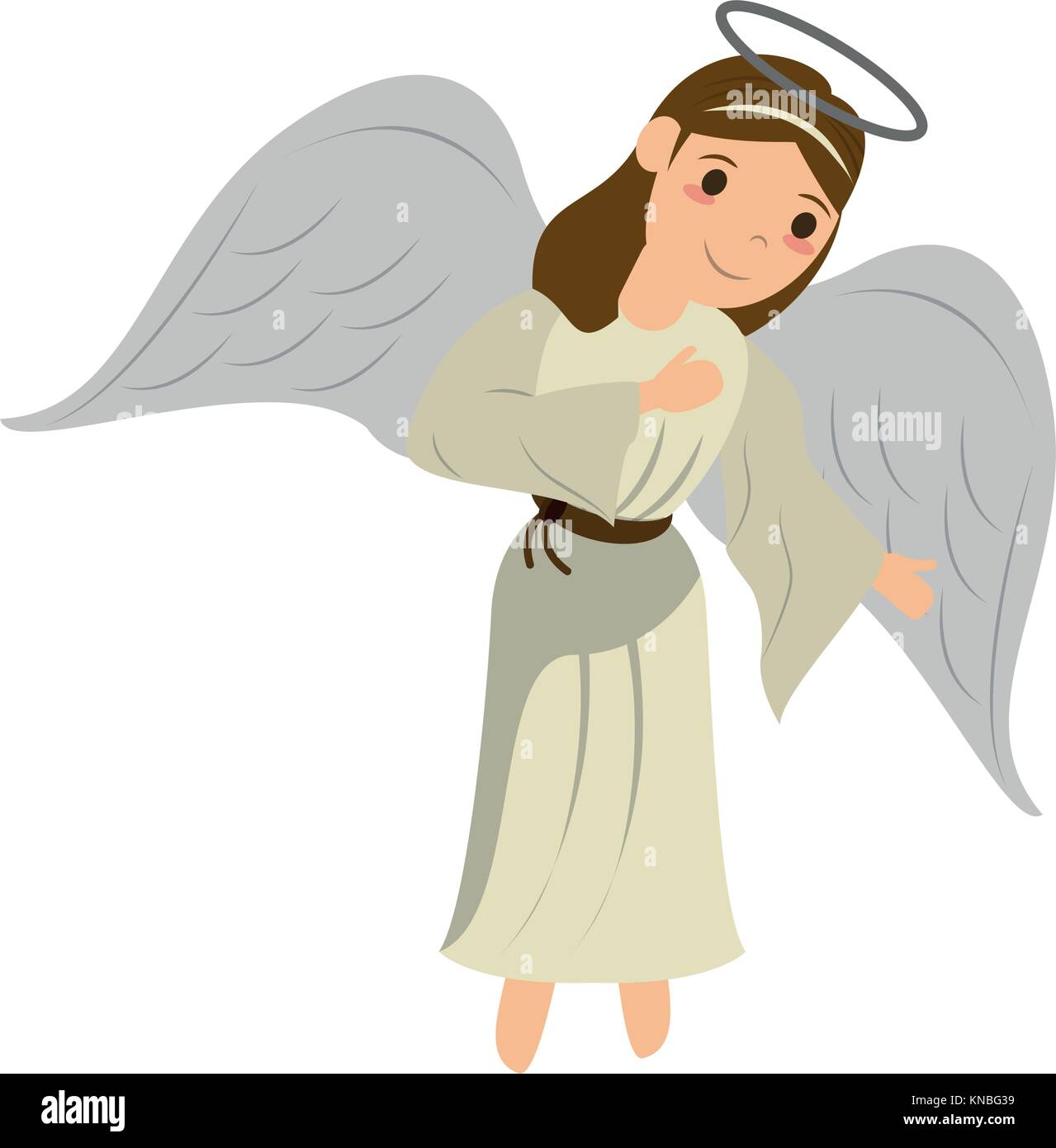 Beautiful angel cartoon Stock Vector Image & Art - Alamy