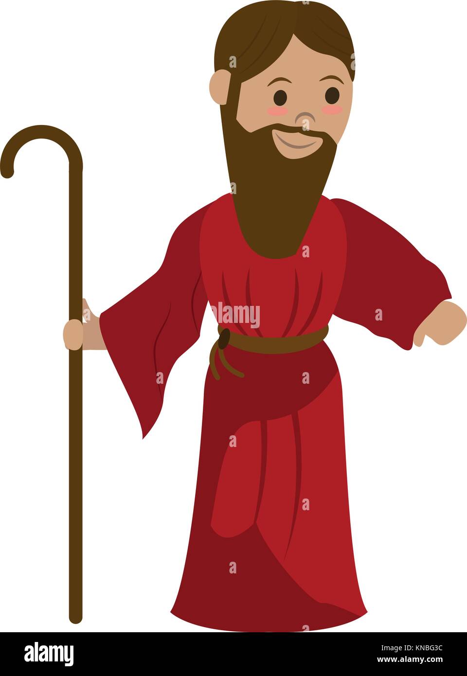 Saint joseph cartoon Stock Vector Image & Art - Alamy