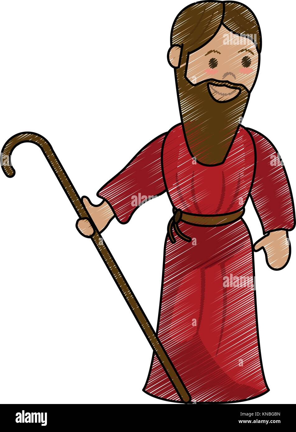 Saint joseph and the christ child Stock Vector Images - Alamy