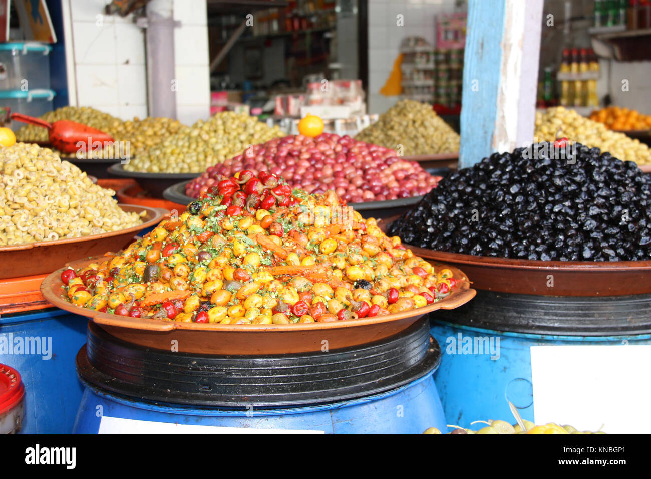 Food market rabat morocco hi-res stock photography and images - Alamy