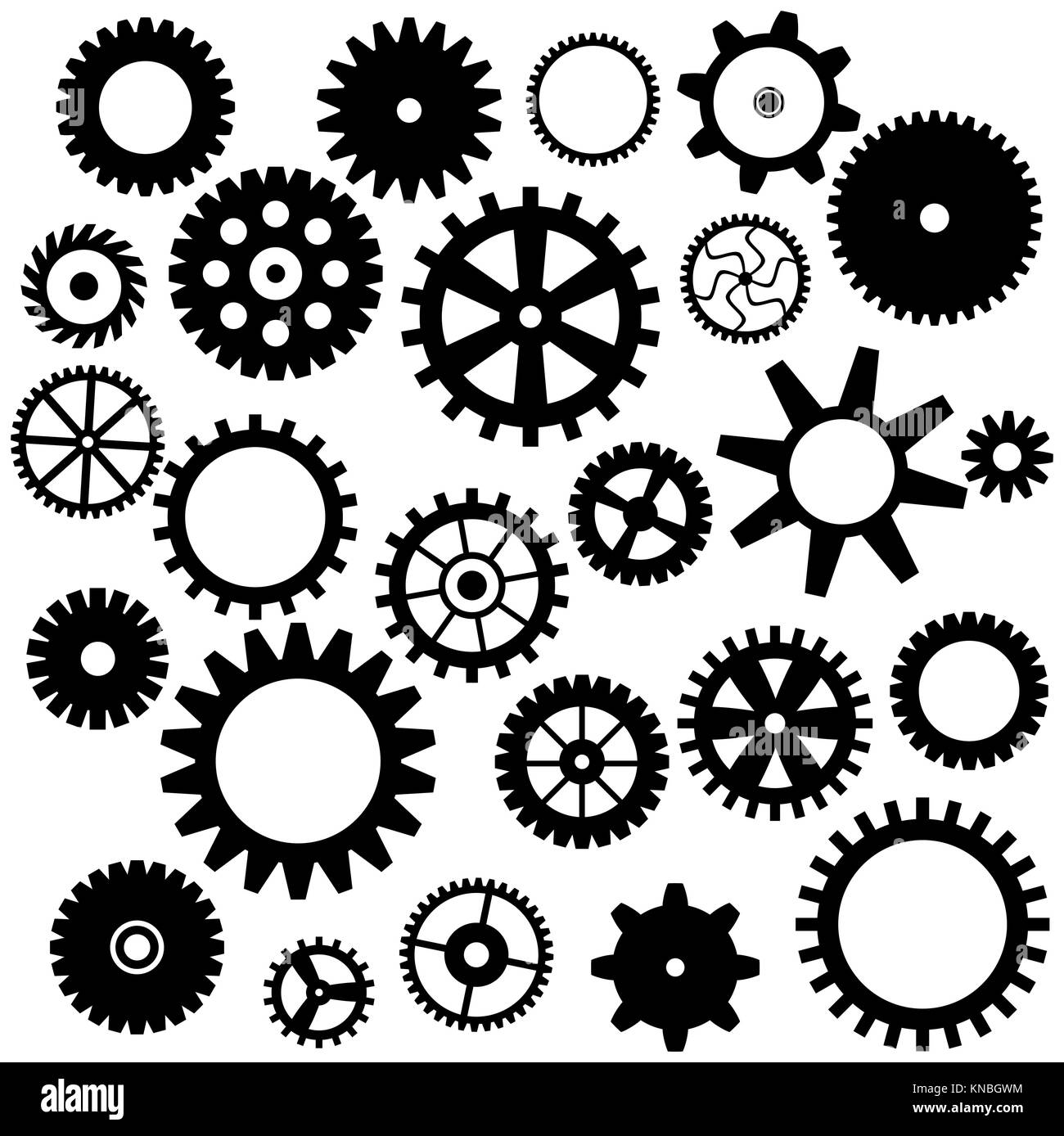 Steampunk Gears Vector