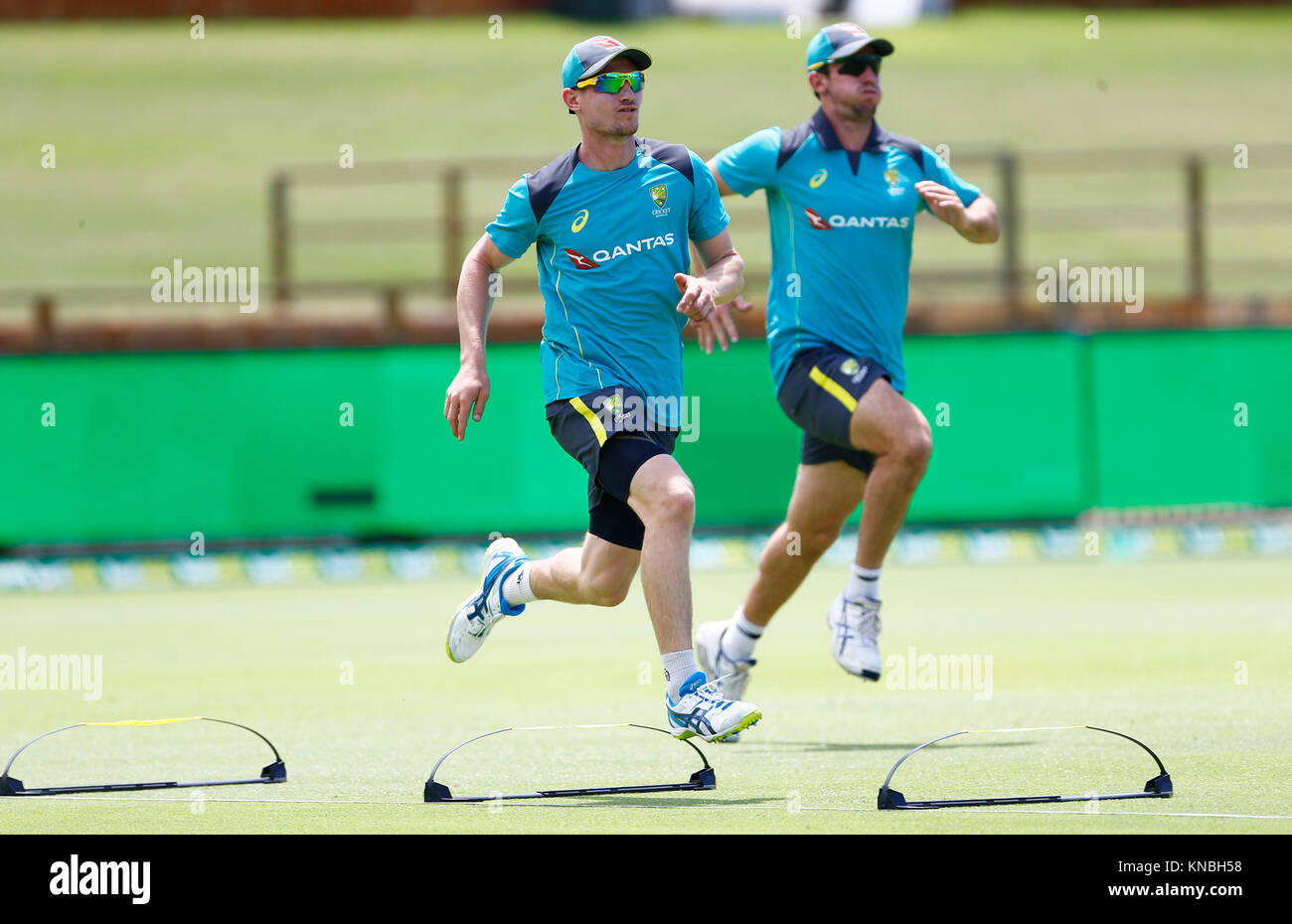 Australia's Cameron Bancroft during a nets session at the WACA in Perth ...