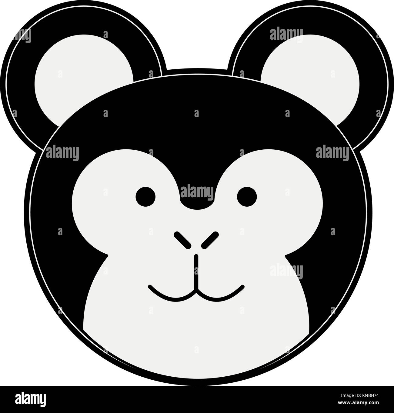 Monkey friend Stock Vector Images - Alamy