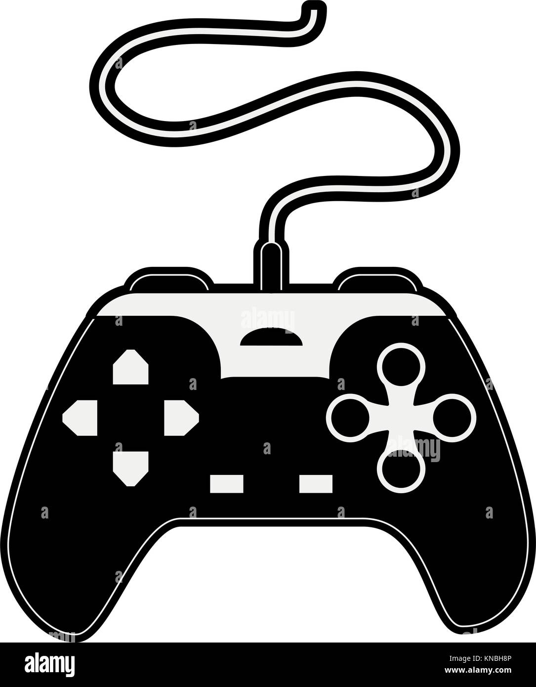 Gamepad console controller Stock Vector Image & Art - Alamy
