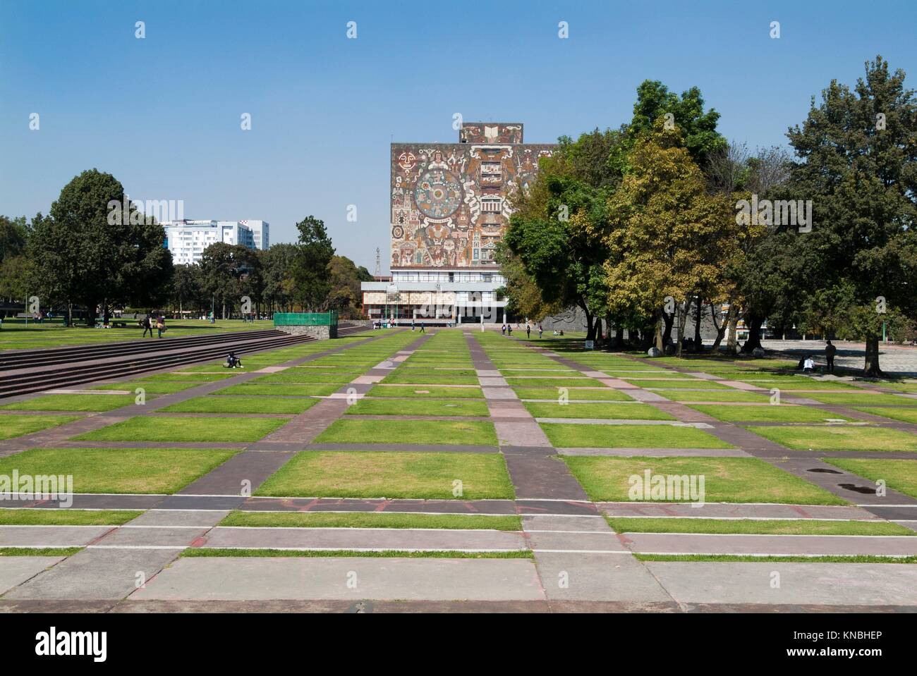 Mexico city university campus library hi-res stock photography and ...