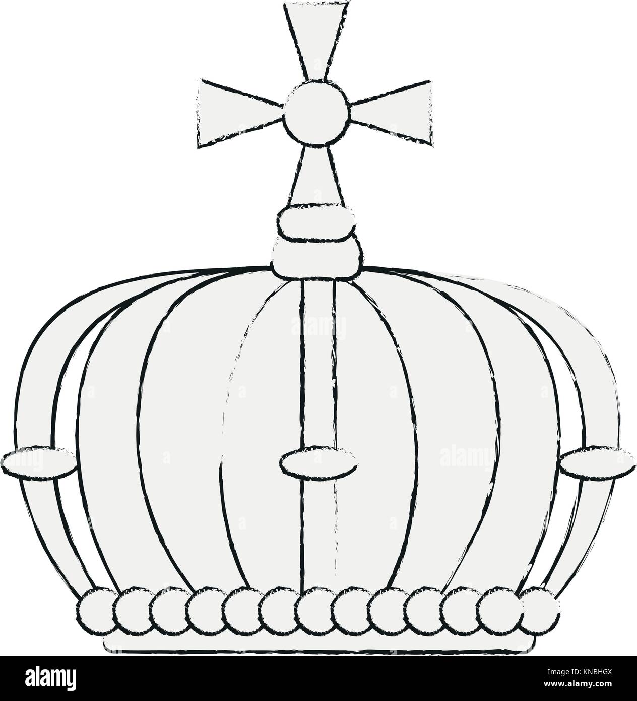 queen crown with cross Stock Vector Image & Art - Alamy