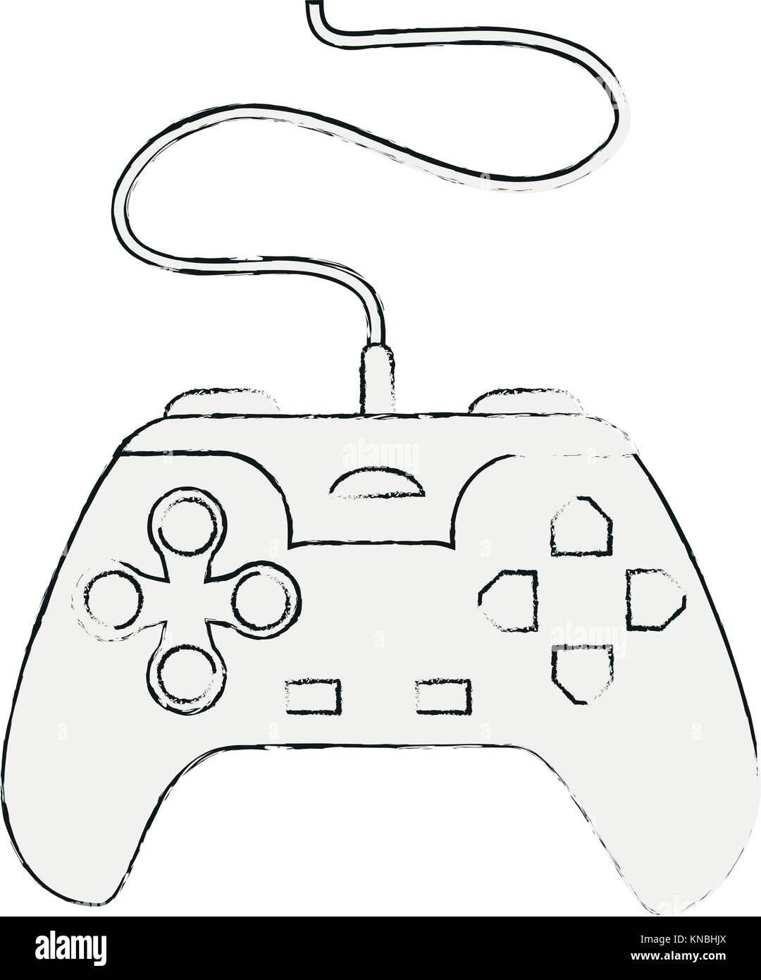 Gamepad console controller Stock Vector Image & Art - Alamy