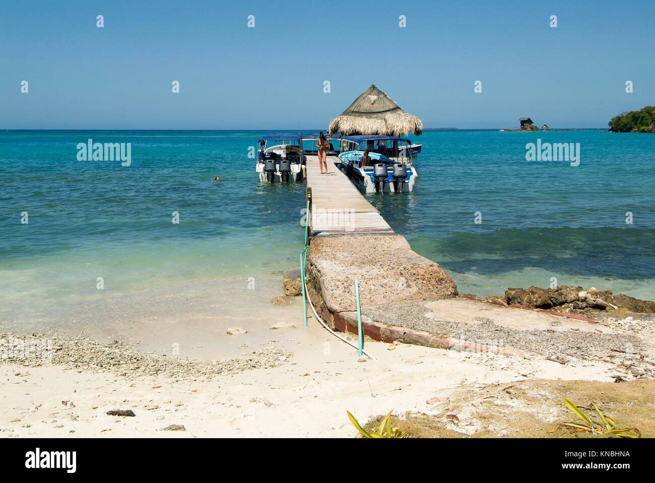 Cartagena colombia beach hi-res stock photography and images - Alamy