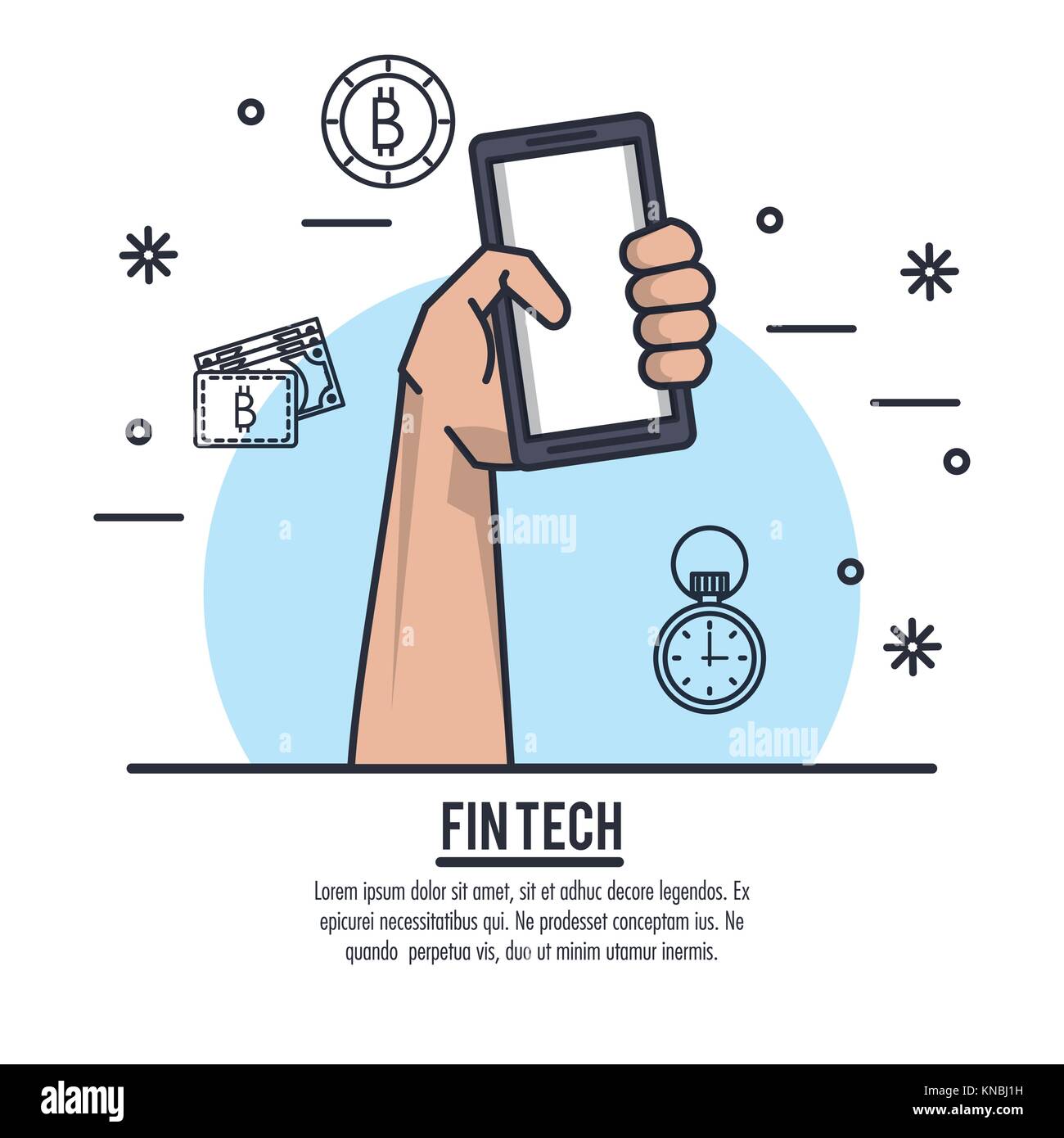 Finance and technology Stock Vector Image & Art - Alamy